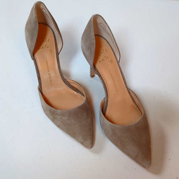 Banana Republic | Shoes | Banana Republic Sage Green Brushed Suede ...